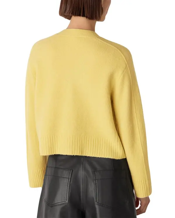 Whistles Wool Blend Pocket Cardigan
