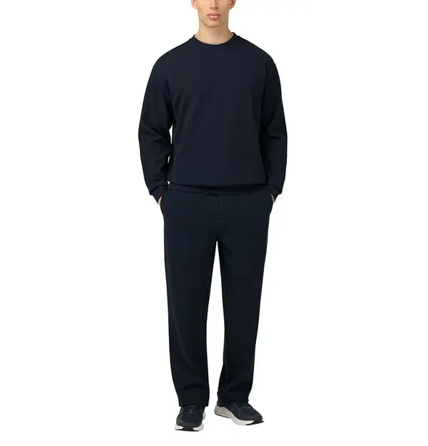 Boggi Milano Twill Interlock Sweatshirt - Navy Blue