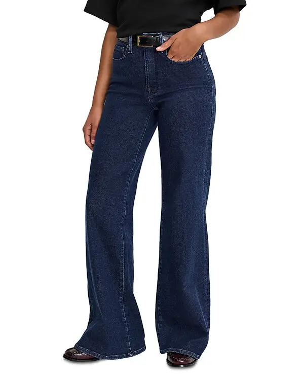 Good American Good Waist Palazzo Jeans