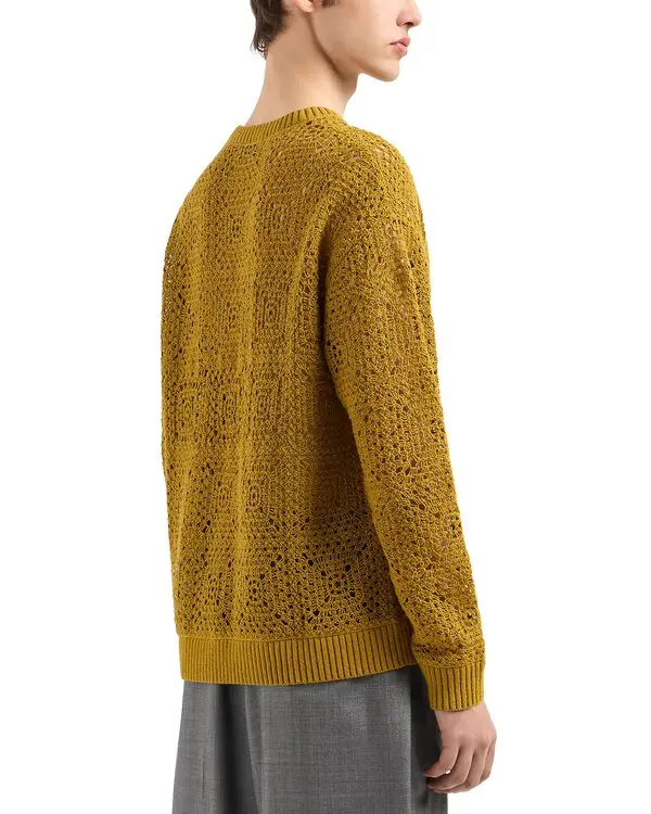 Emporio Armani Crocheted Sweater