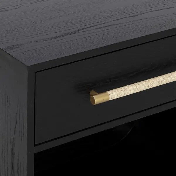 SUNPAN Tarrant Nightstand - Black