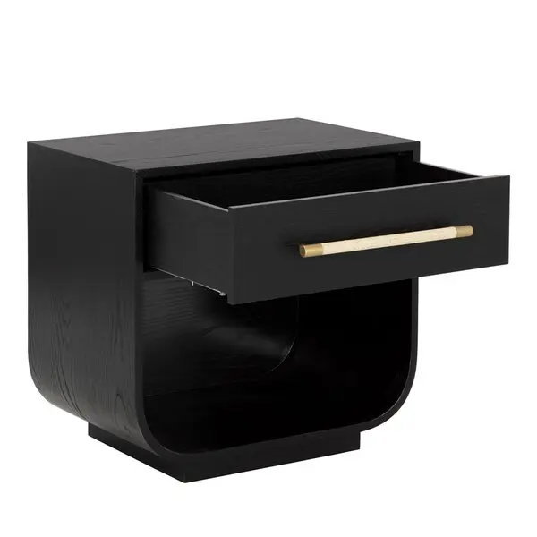 SUNPAN Tarrant Nightstand - Black