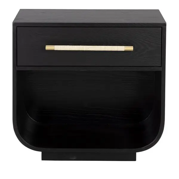 SUNPAN Tarrant Nightstand - Black