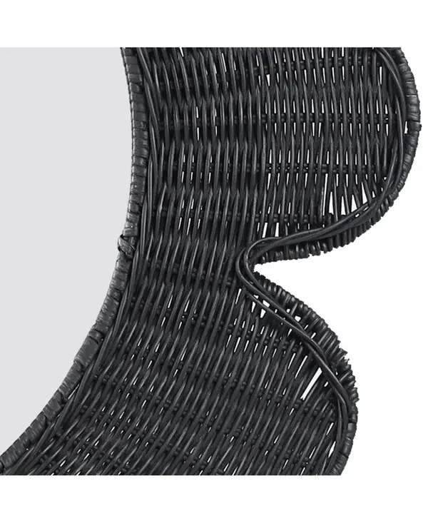 TOV FURNITURE Coralie Rattan Round Mirror