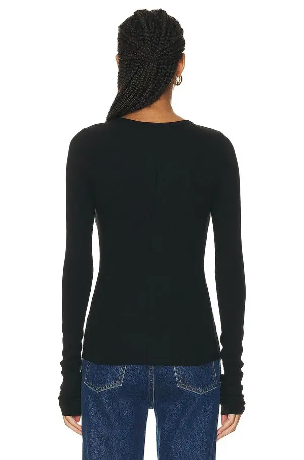 Eterne Long Sleeve Fitted Top