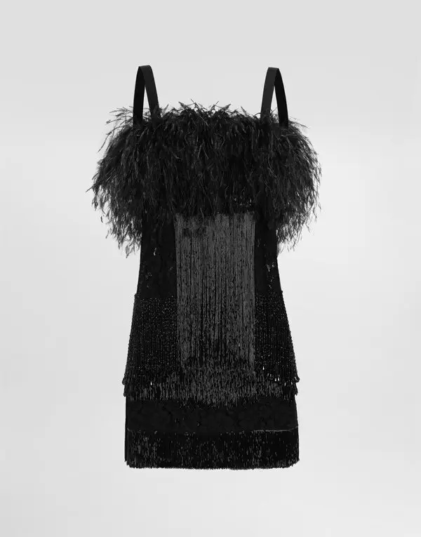 Dolce & Gabbana Embroidered Dress - Black
