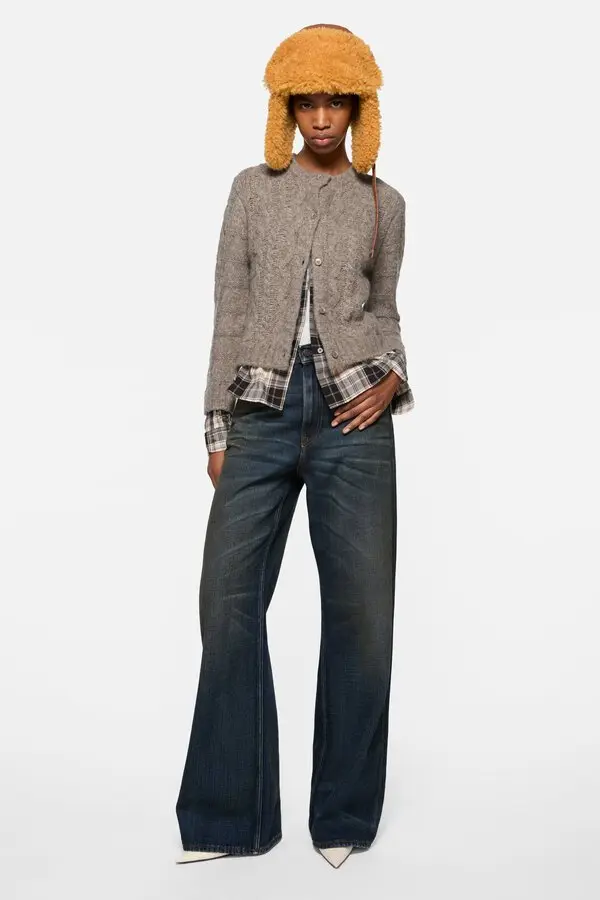 Acne Studios Fitted Layered Cardigan