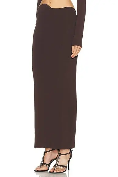 Christopher Esber Maparadita Midi Skirt - Espresso
