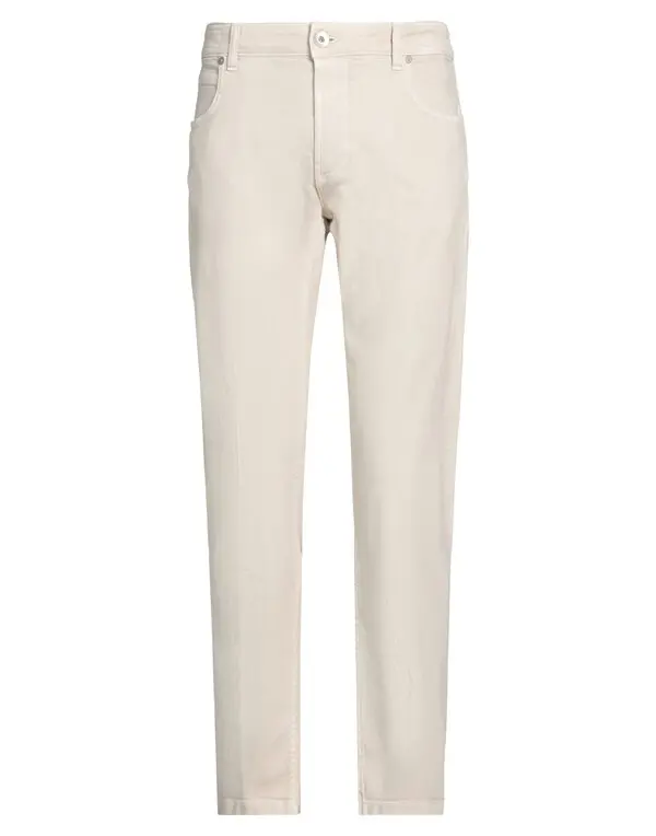 Eleventy Cotton Elastane Straight-leg Jeans - Beige