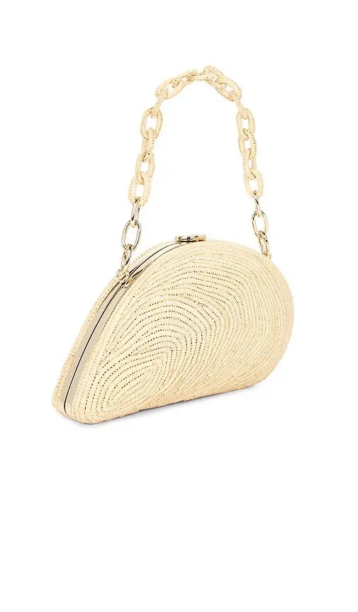 Simkhai Bridget Oyster Shell Clutch