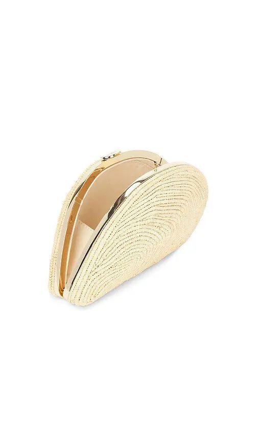 Simkhai Bridget Oyster Shell Clutch