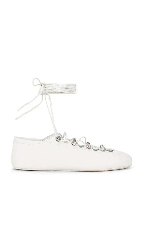Alexander Wang Vyolette Lace Up Flat