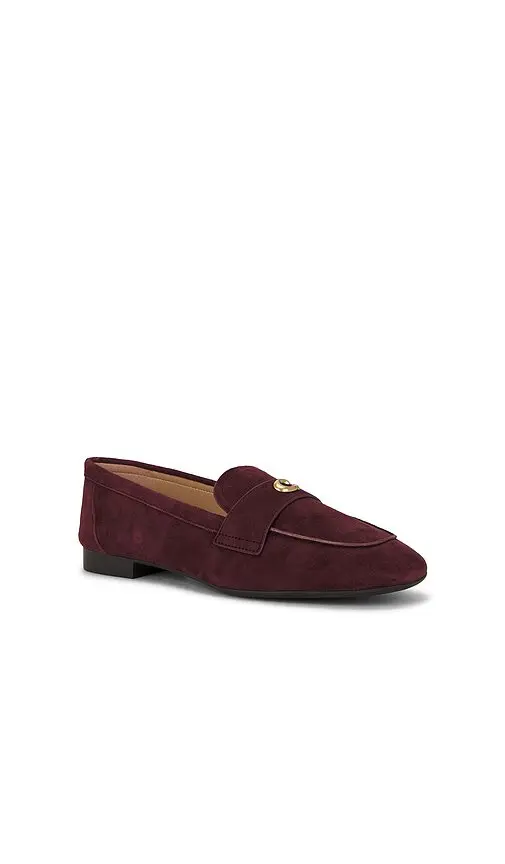 COACH Sculpted C Loafer - Merlot