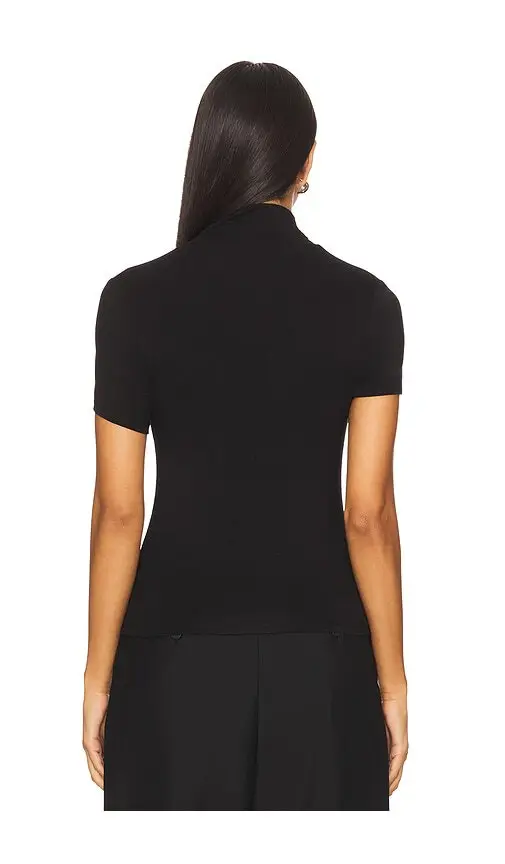 Lna Demi Fitted Mock Neck Top
