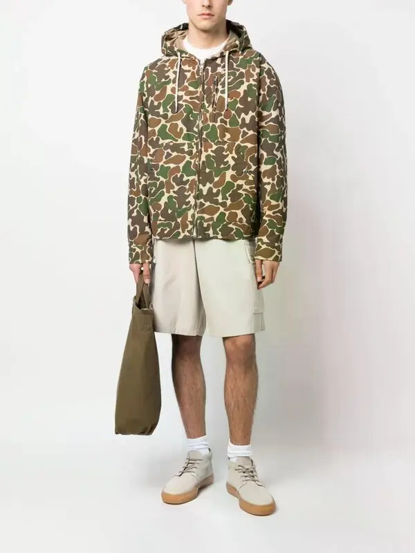 Woolrich Camouflage-print Drawstring Jacket