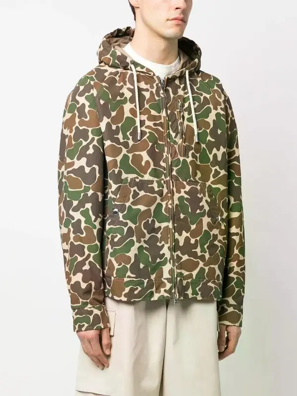 Woolrich Camouflage-print Drawstring Jacket