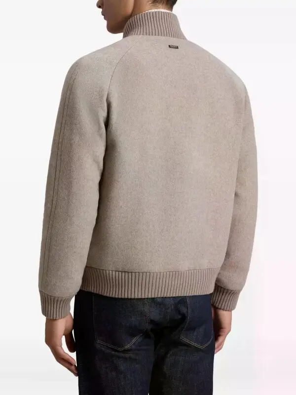 Woolrich Twill-weave Bomber Jacket - Neutrals