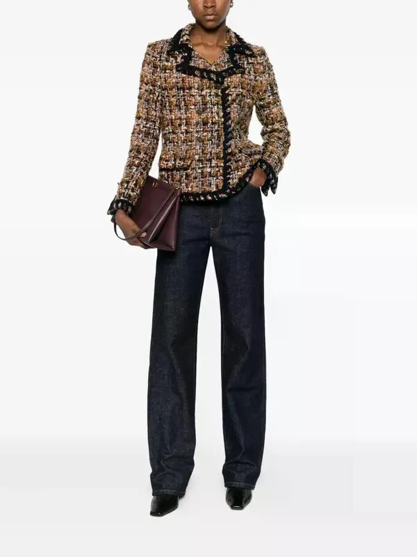 Etro Double-breasted Tweed Jacket
