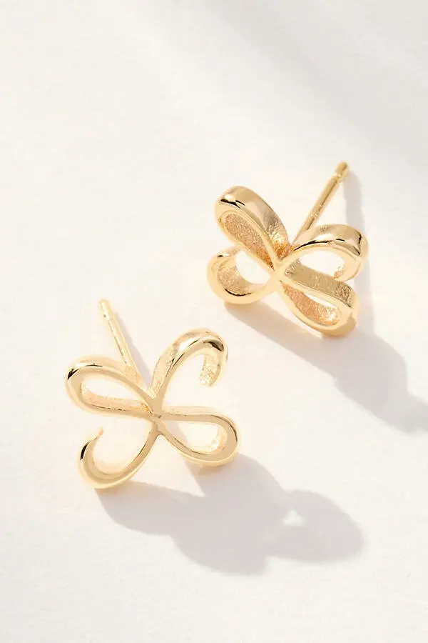 Maeve Small Icon Stud Earrings - Gold