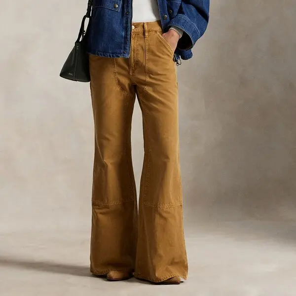 Ralph Lauren Carpenter Flare Pant - Dark Beech