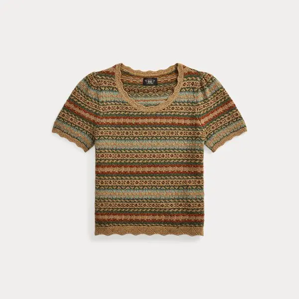 Ralph Lauren Fair Isle Wool Jacquard Sweater