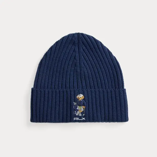 Ralph Lauren Polo Bear Wool Beanie - Refined Navy