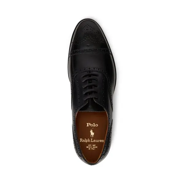 Ralph Lauren Maestra Calfskin Cap-toe Shoe
