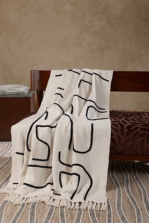 GAURI KOHLI Slovenia Throw Blanket - Multicolor