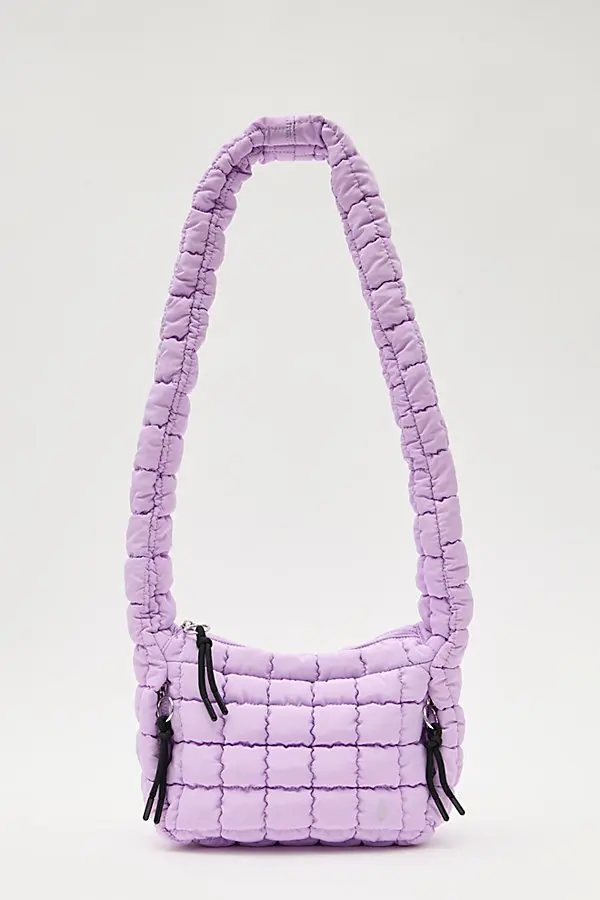 Free People Quilted Carryall Sling Bag - Lilac