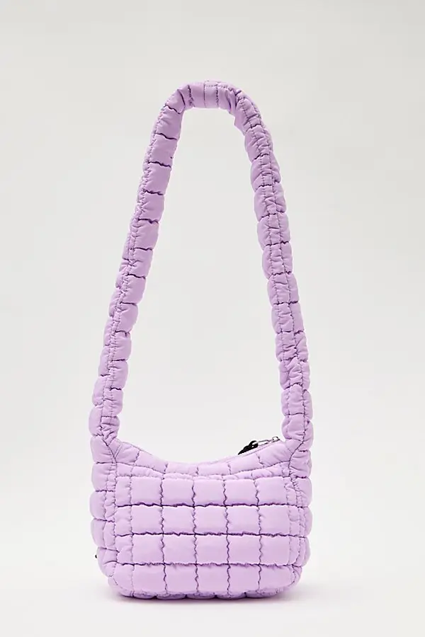 Free People Quilted Carryall Sling Bag - Lilac