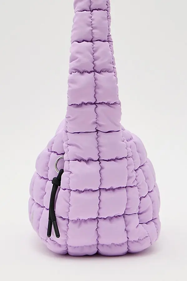 Free People Quilted Carryall Sling Bag - Lilac