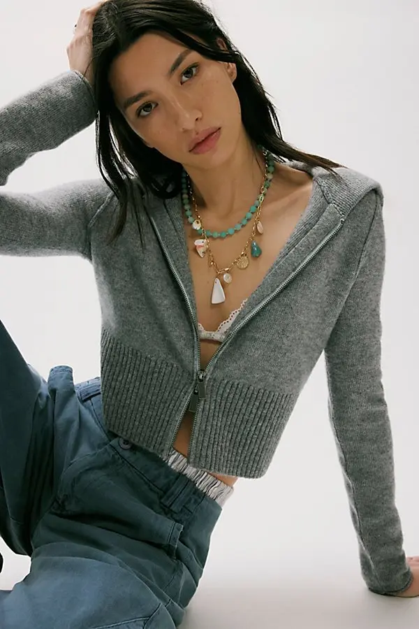 Free People Fran Cashmere Hoodie