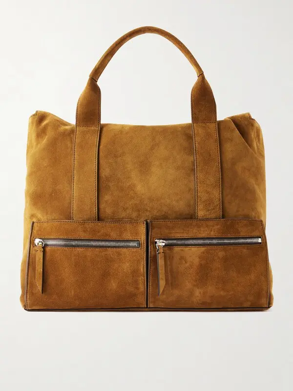 METIER Racer 40 Suede Tote Bag - Brown