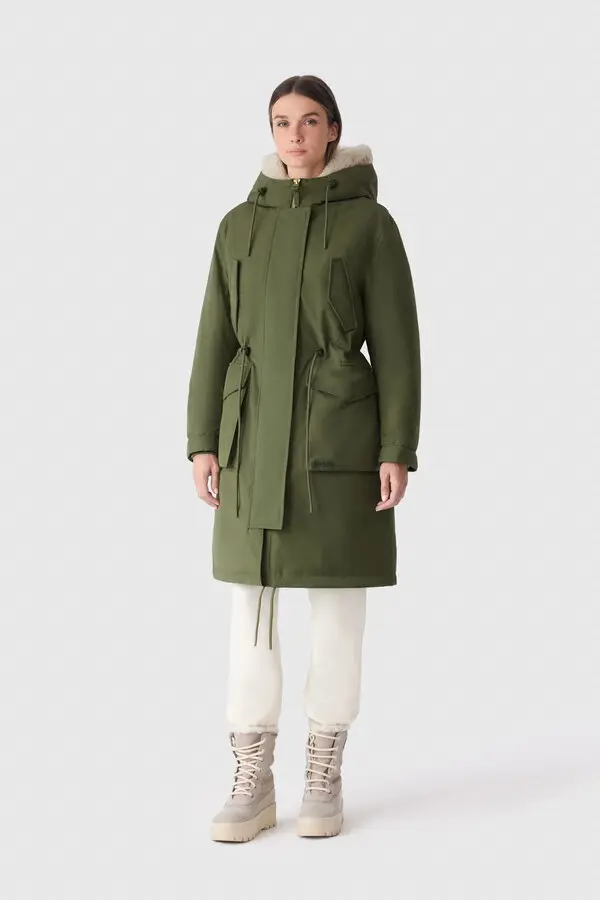 Mackage Hera 3-in-1 Down Parka With Shearling Lining
