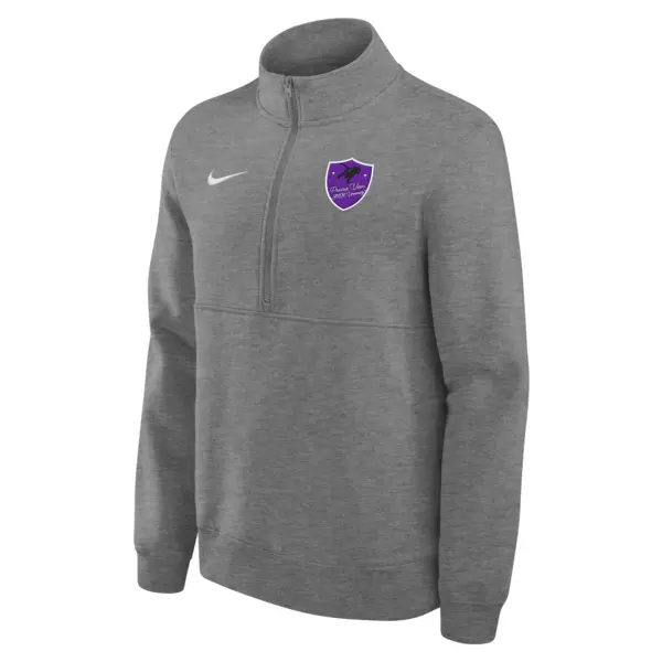 Nike College Prairie View A&m University Club Fleece 1/4-zip Top - Grey