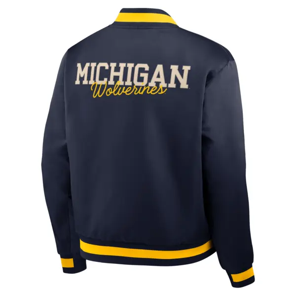 Nike Michigan Legacy Full-snap Bomber Jacket
