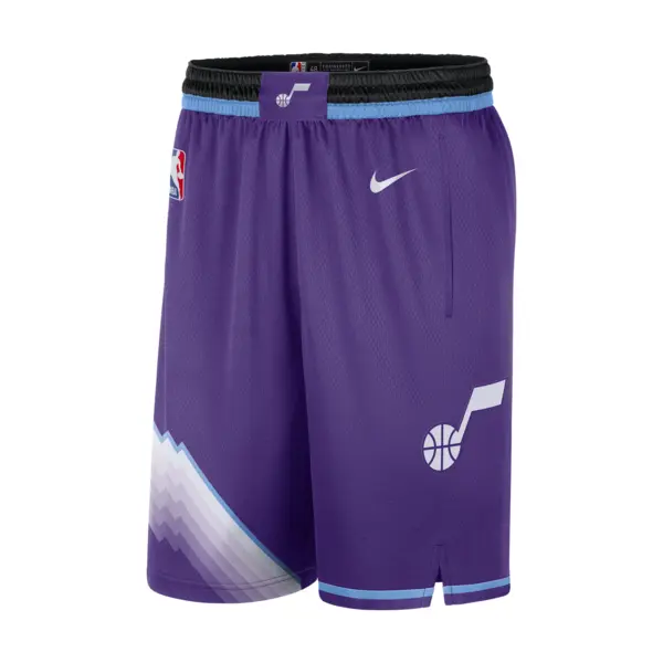 Nike Utah Jazz Icon Edition 2025/26 Dri-fit Nba Swingman Shorts - Purple