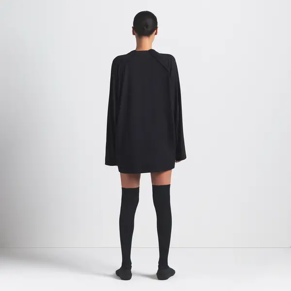 Nike Skims Airy Oversized V-neck Long-sleeve Top