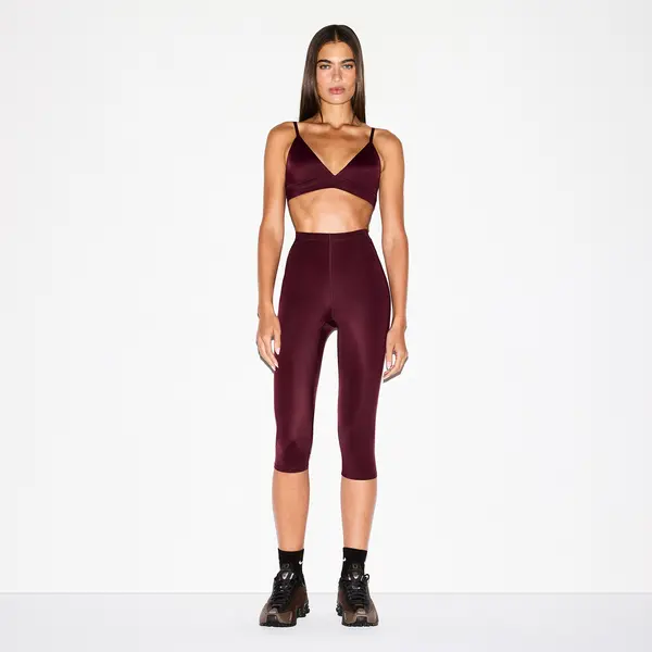 Nike Skims Shine Triangle Bra - Red