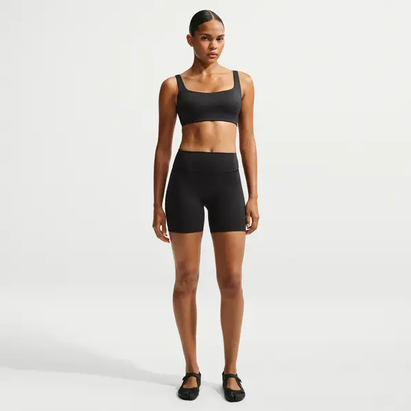 Nike Skims Matte Scoop-neck Bra - Black