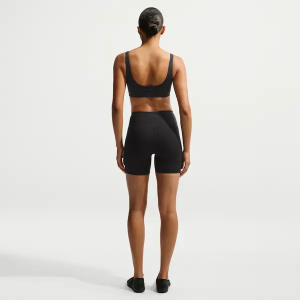 Nike Skims Matte Scoop-neck Bra - Black