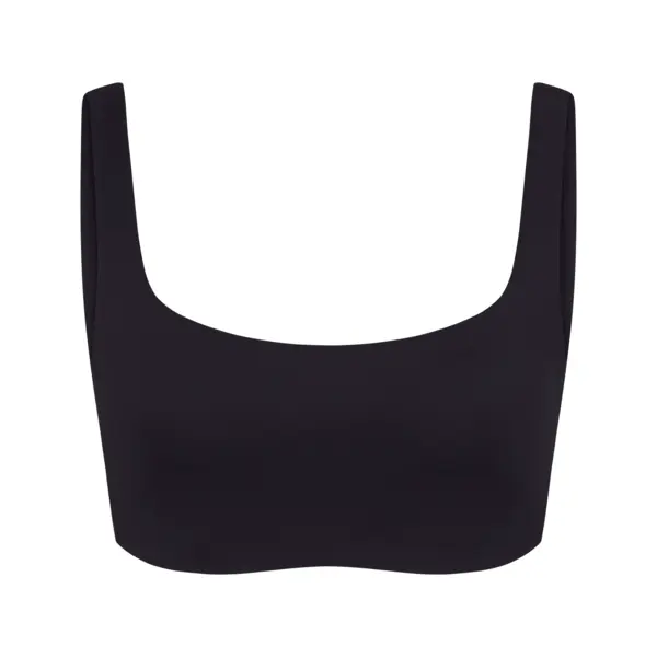 Nike Skims Matte Scoop-neck Bra - Black