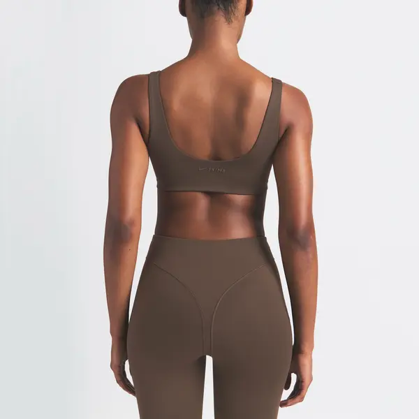 Nike Skims Matte High-waisted V-line 26" Leggings - Brown