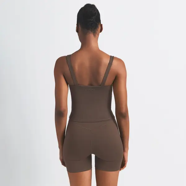 Nike Matte Square-neck Tank Top - Brown