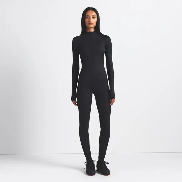Nike Skims Shine Long-sleeve Half-zip Top