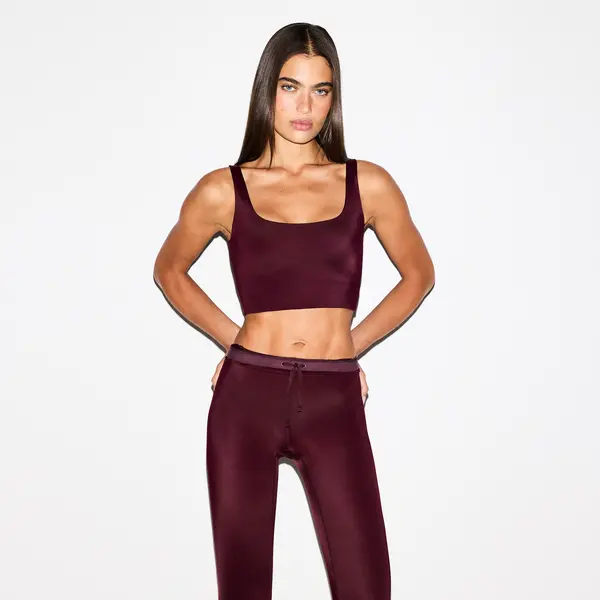 Nike Skims Shine Scoop-neck Bra Top