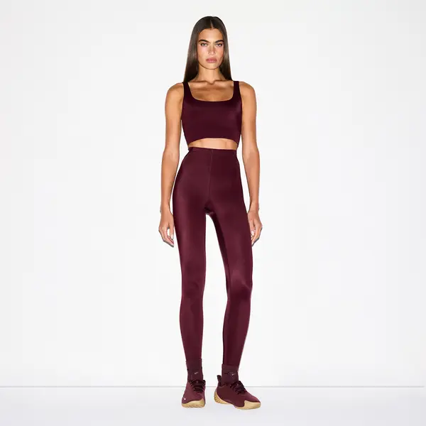 Nike Skims Shine Scoop-neck Bra Top