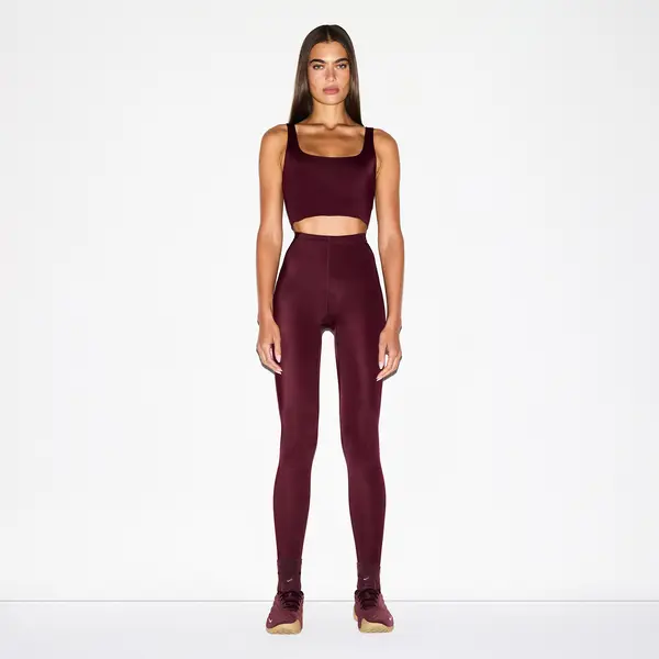 Nike Skims Shine Scoop-neck Bra Top
