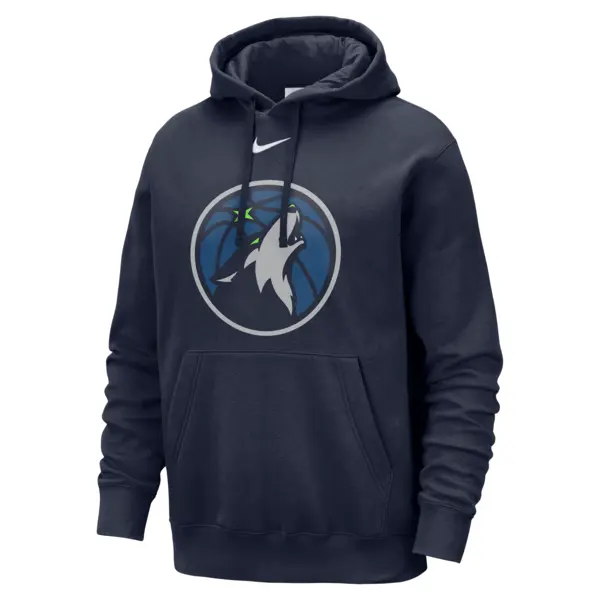 Nike Minnesota Timberwolves Club Nba Pullover Hoodie - Blue
