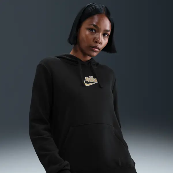 Nike Sportswear Club Pullover Fleece Hoodie - Black